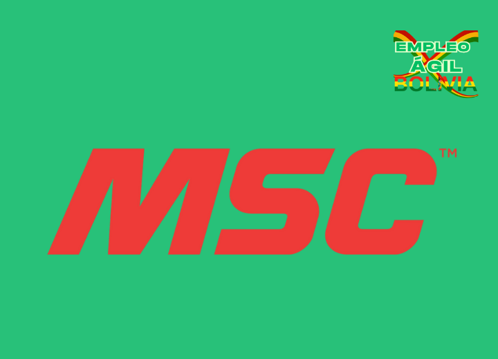 MSC trabaja con nosotros – Empleos Ágil Bolivia